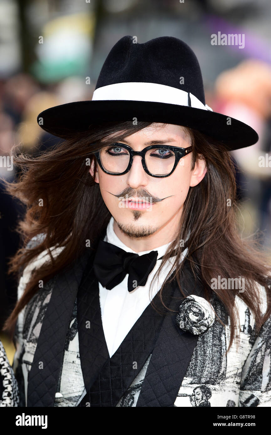 Joshua Kane attending the World premiere of Absolutely Fabulous The ...