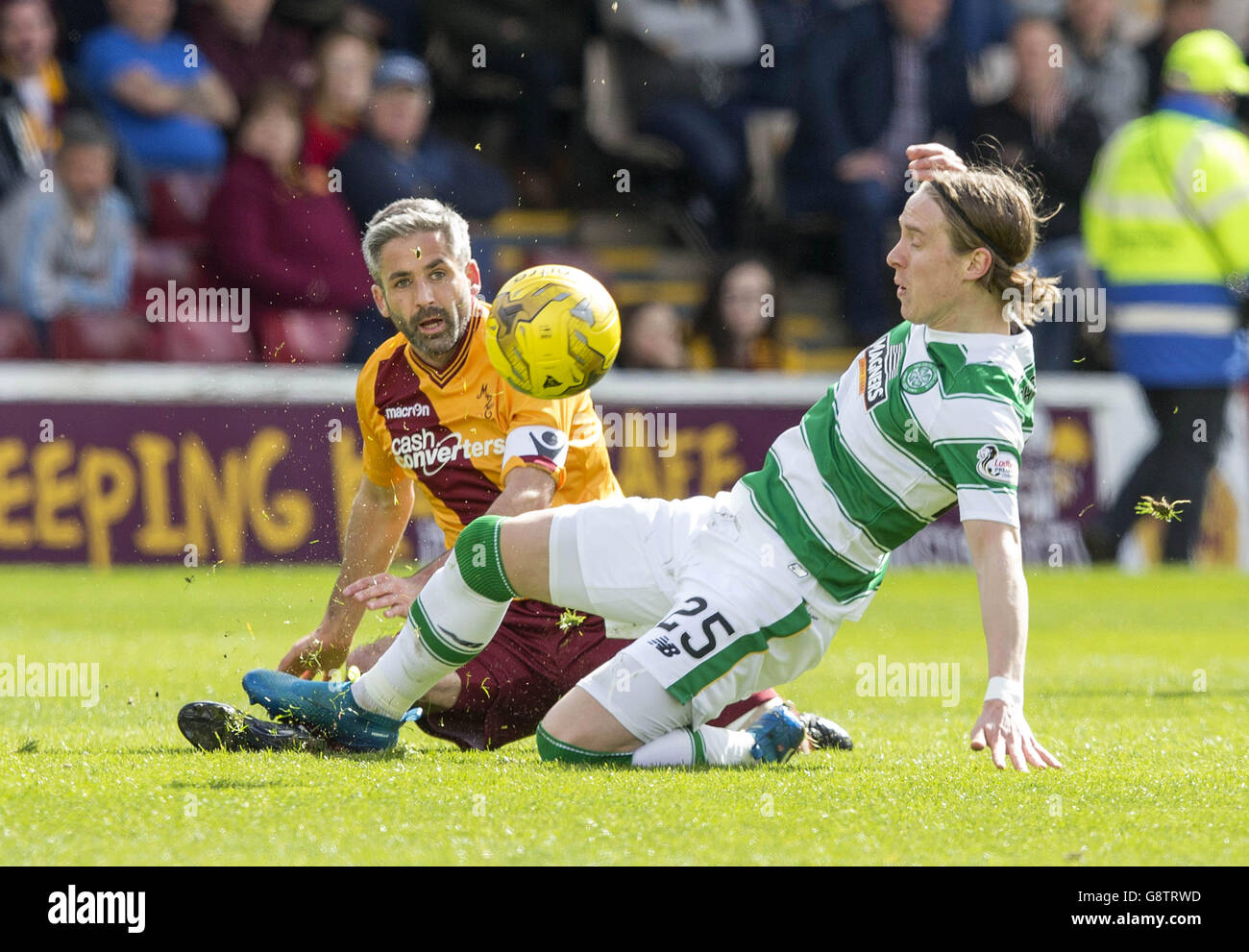 Motherwell v Celtic - Ladbrokes Scottish Premiership - Fir Park Stock ...