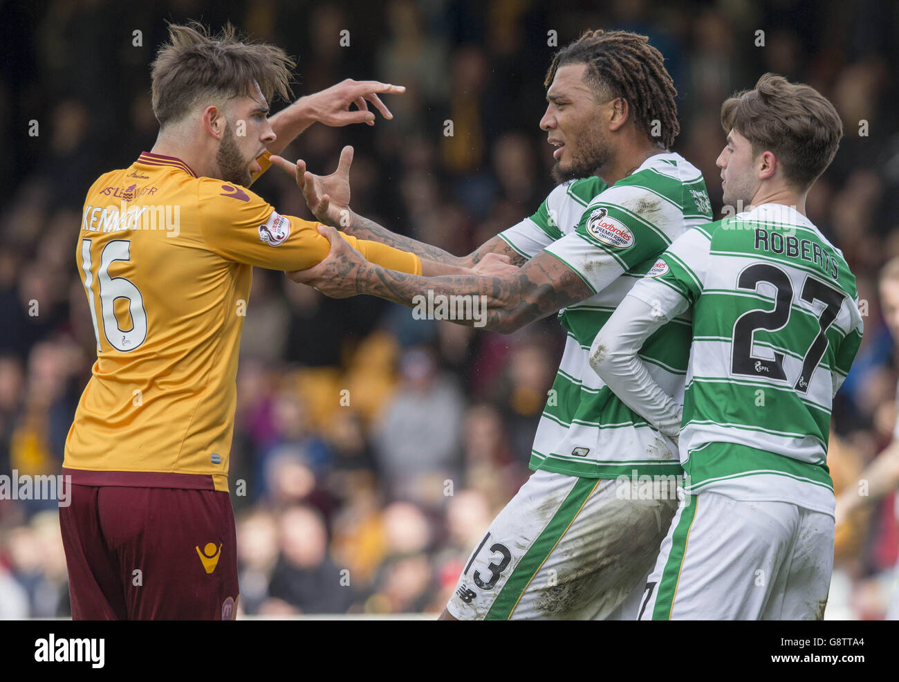 Motherwell v Celtic - Ladbrokes Scottish Premiership - Fir Park Stock ...