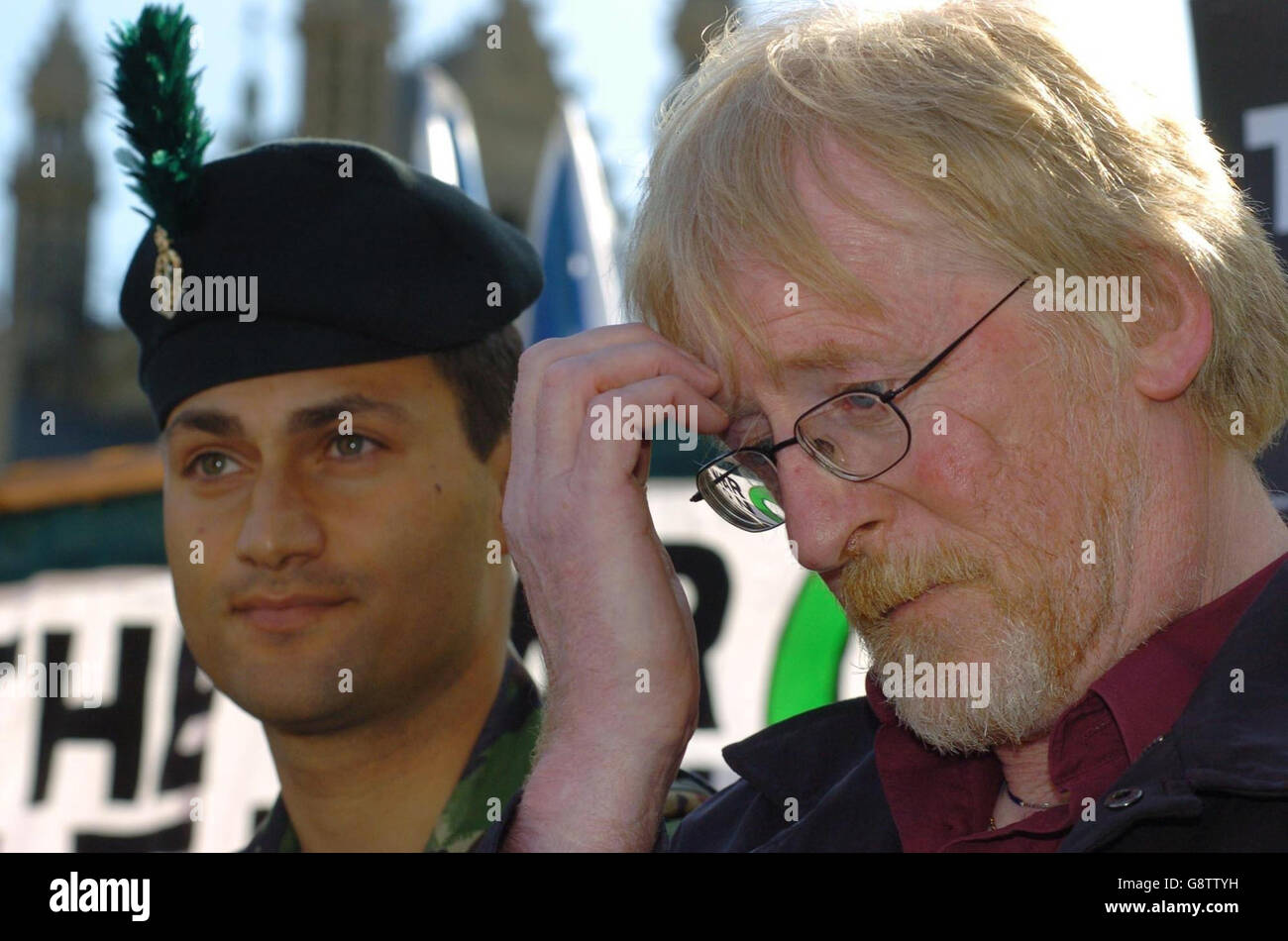 Peter Brierley (right), the father of Sean Brierley who was killed ...