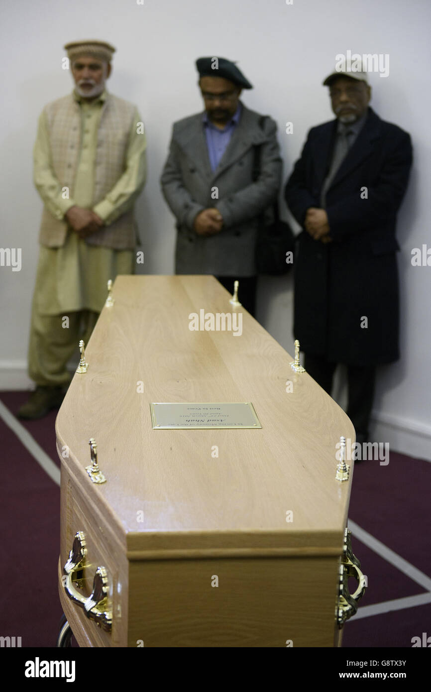 Asad Shah Funeral Stock Photo - Alamy