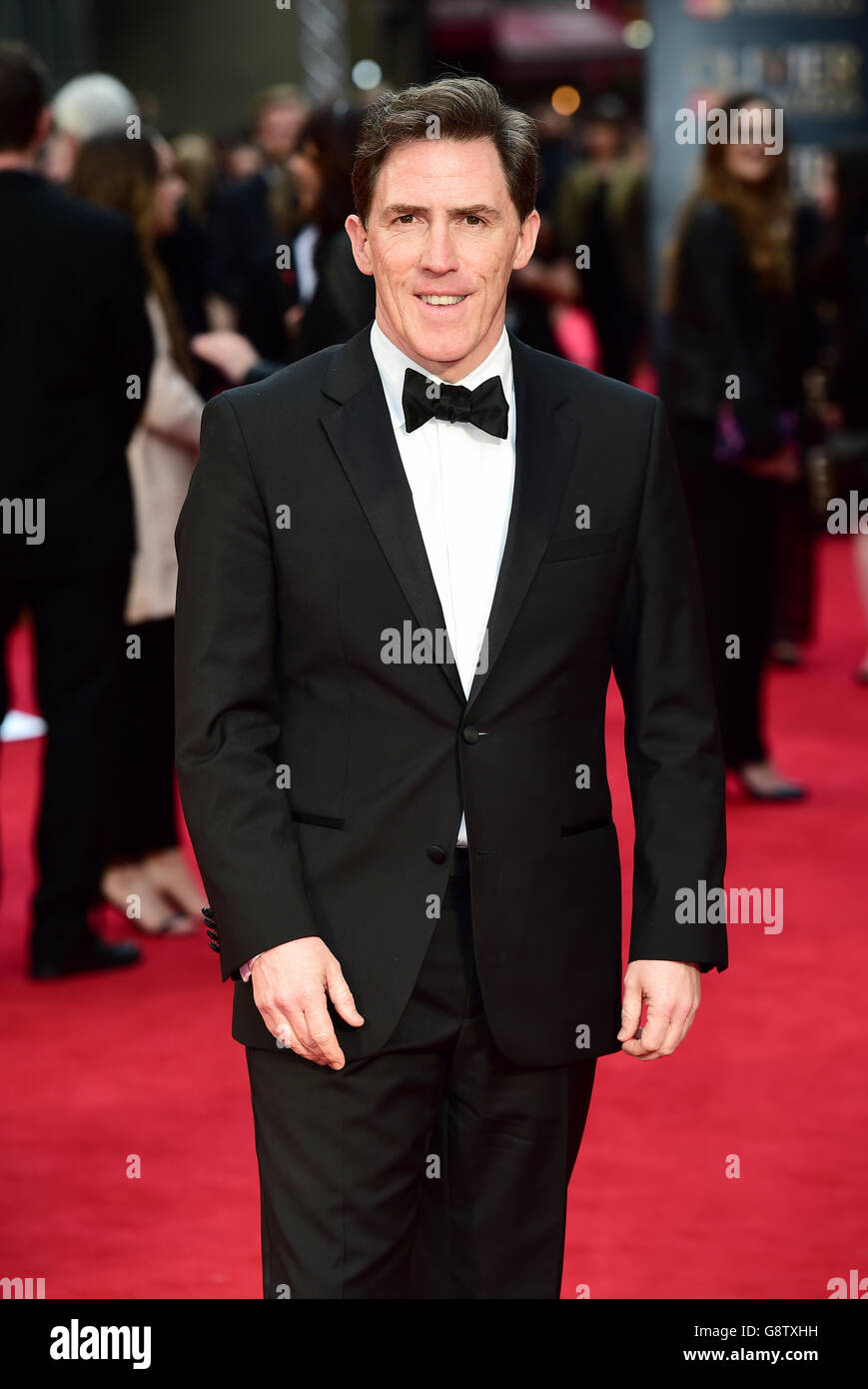 Rob Brydon attending the Olivier Awards 2016 held at The Royal Opera ...