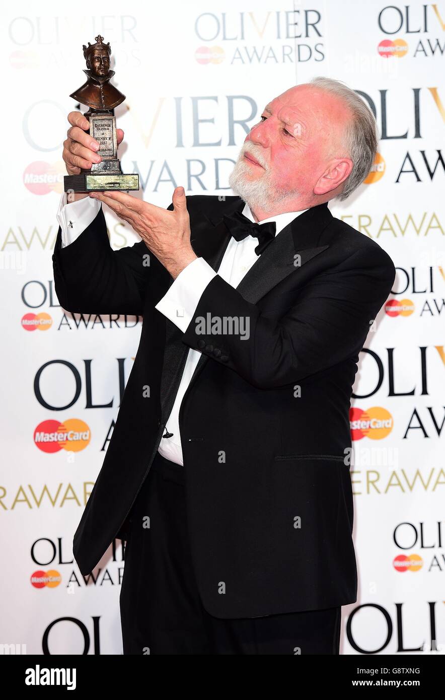 Kenneth Cranham with the award for Best Actor for The Father, at the ...