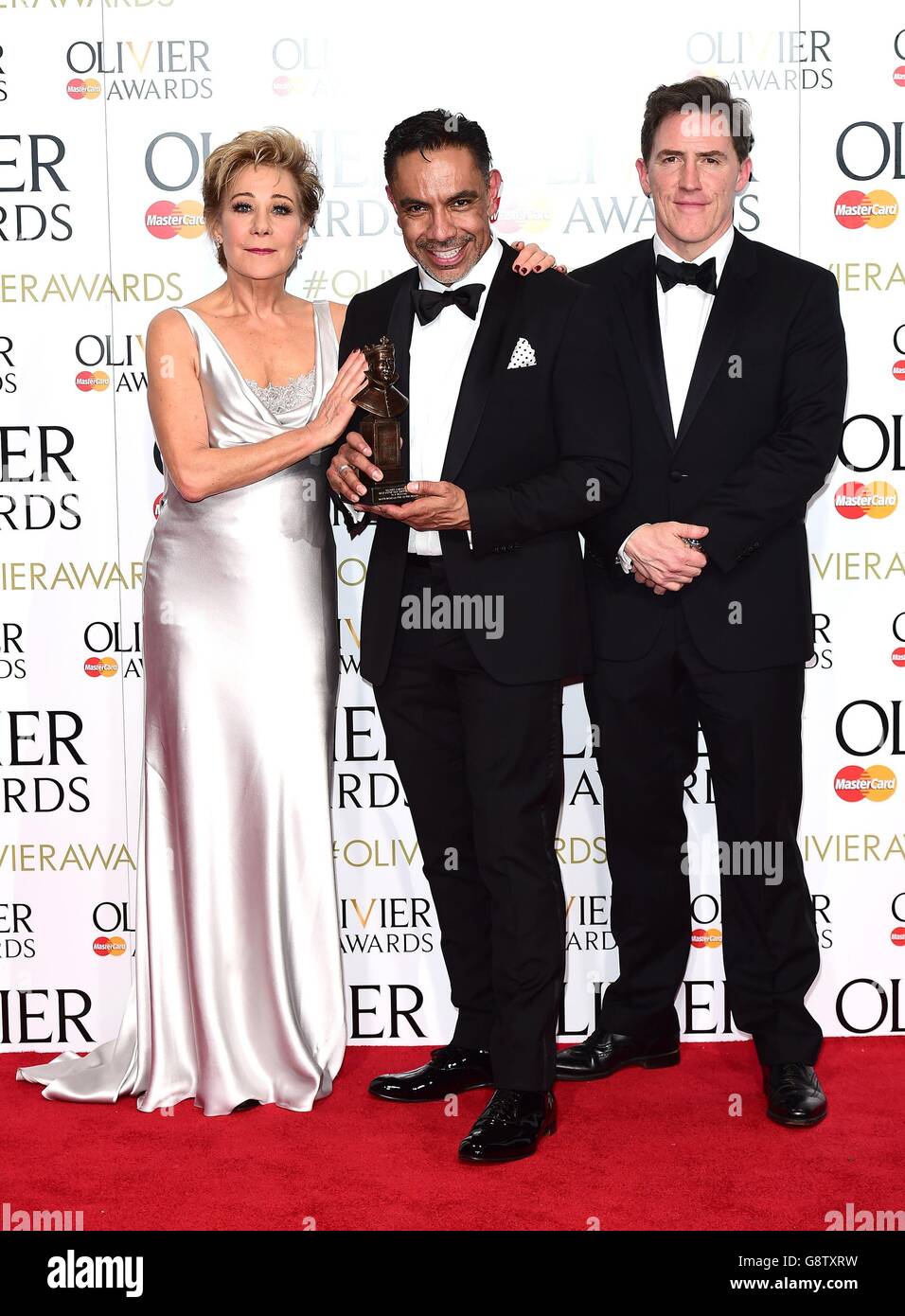 David bedella with his award for best actor in musical hi-res stock ...