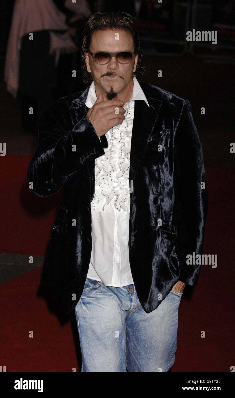 Mickey Rourke arrives at the UK premiere of 'Revolver', at the Odeon ...