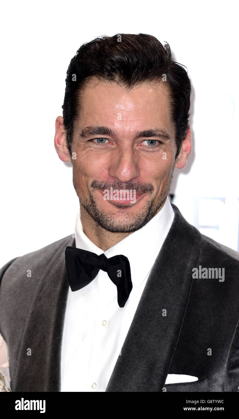 David Gandy at the Laurence Olivier Awards, held at the Royal Opera ...