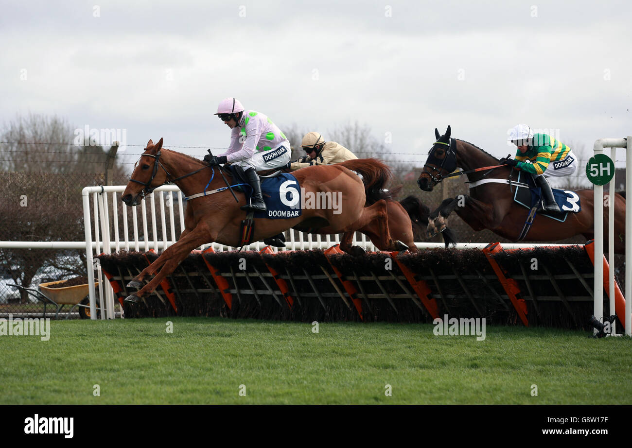 Annie Power ridden by Ruby Walsh (left) on the way to winning the Doom ...