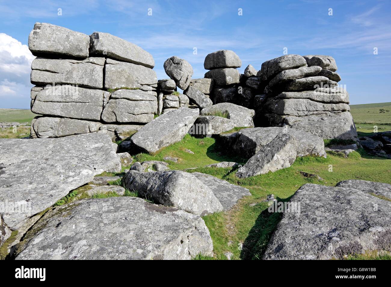 Tor tors granite rocky outcrop hi-res stock photography and images - Alamy