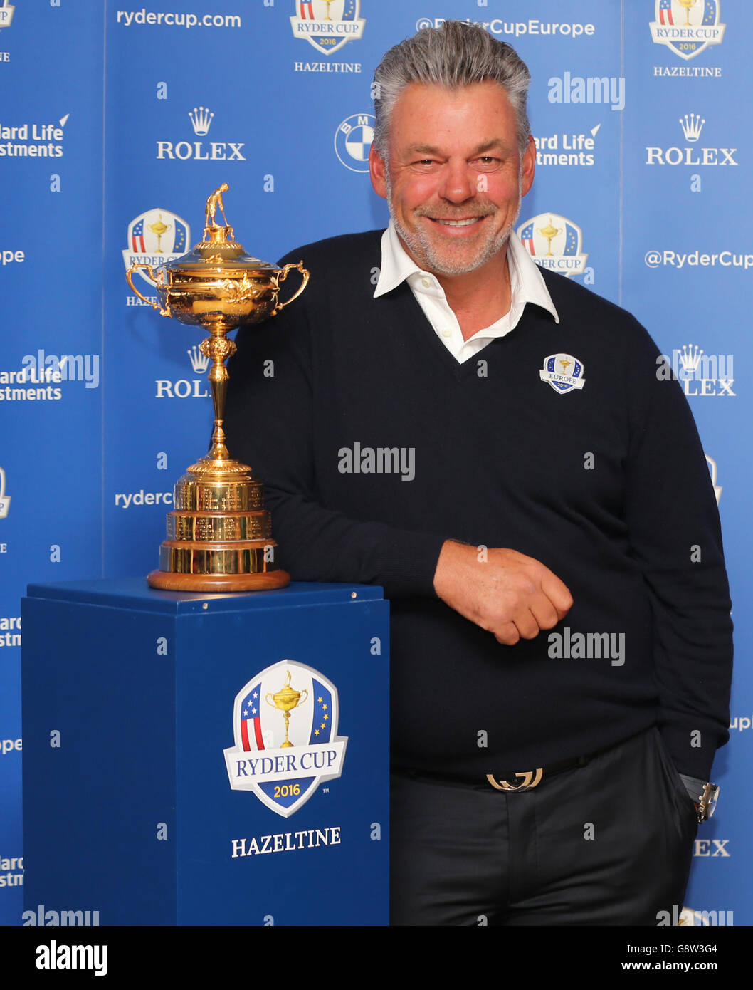 European Ryder cup Captain Darren Clarke during a photocall at the ...