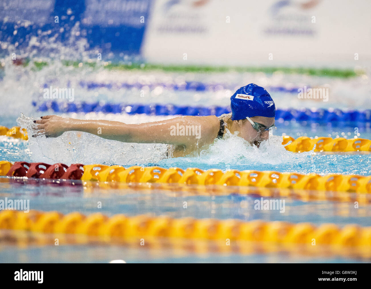 Amy Willmott wins her heat in the Womens Open 400m IM during day one of ...