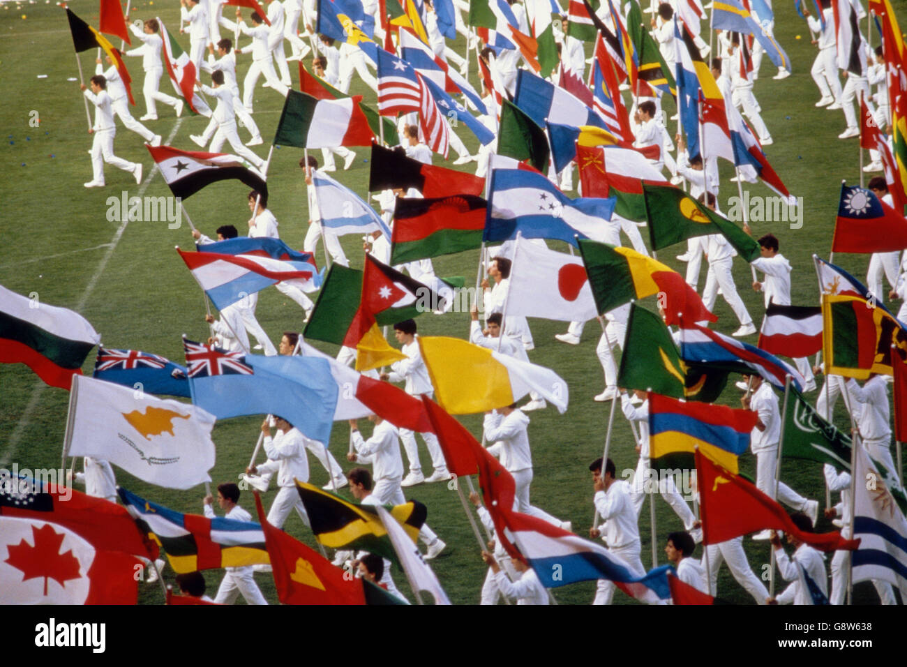 Soccer - World Cup Spain 1982 - Opening Ceremony - Nou Camp Stadium ...