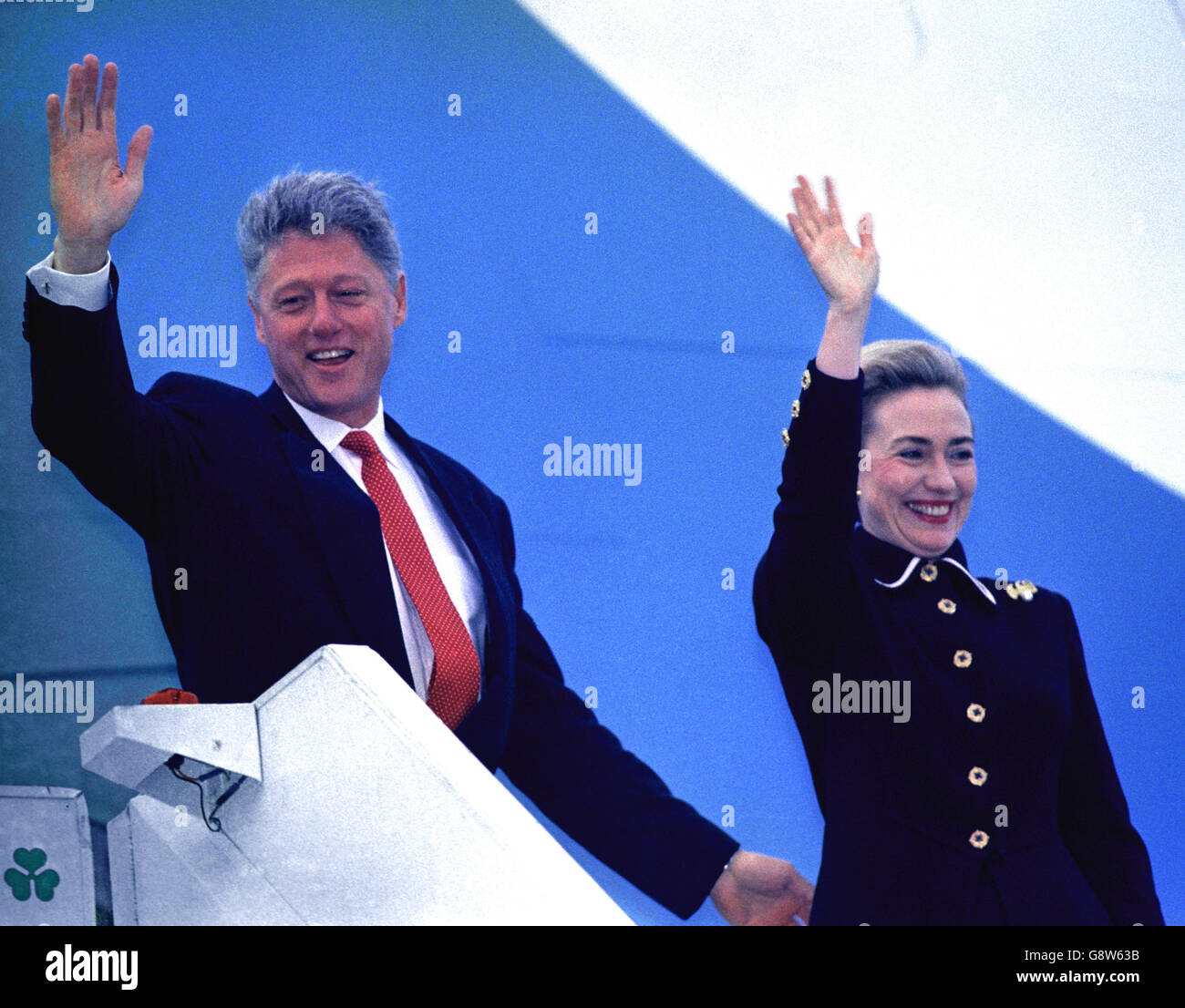 Bill clinton wave hi-res stock photography and images - Alamy