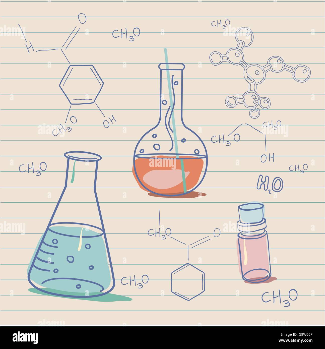 Vintage engraving chemistry chemistry lab hi-res stock photography and ...