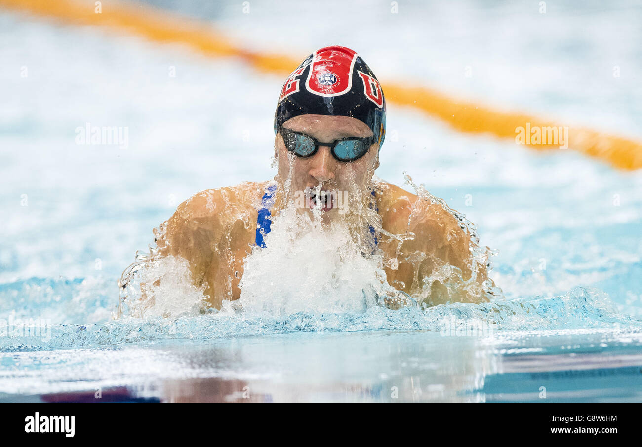 Corrie Scott in the Heats for Women's Open 100m Breaststroke during day ...