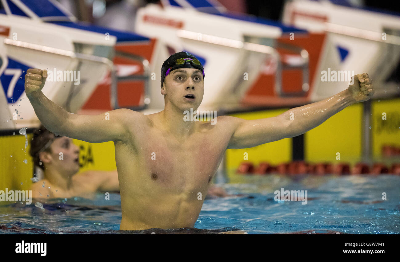 James Guy wins Gold in the Mens Open 200m Freestyle with Stephen Milne ...
