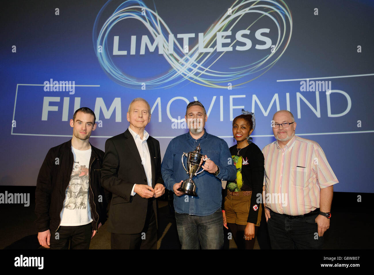 Steve Whalley (centre) is announced as Britain's biggest film ...