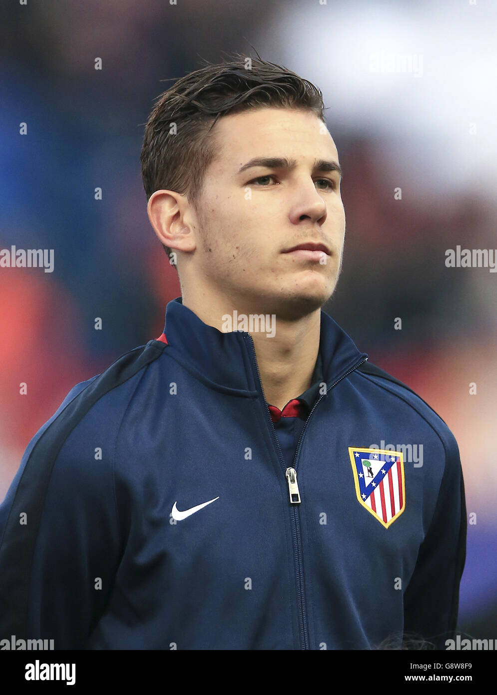 Vicente calderon atletico madrids lucas hernandez pi hi-res stock ...