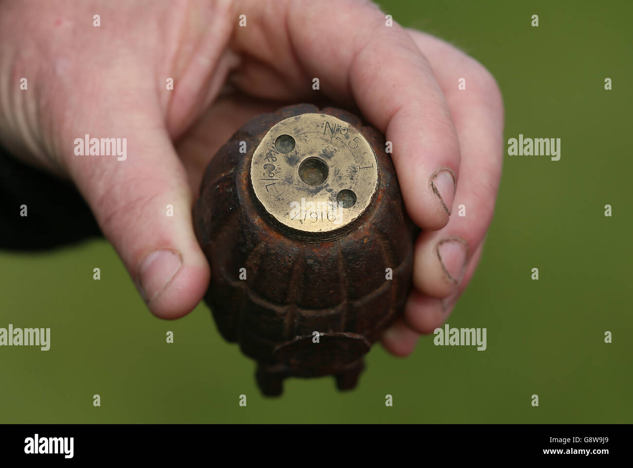Hand grenade hi-res stock photography and images - Alamy