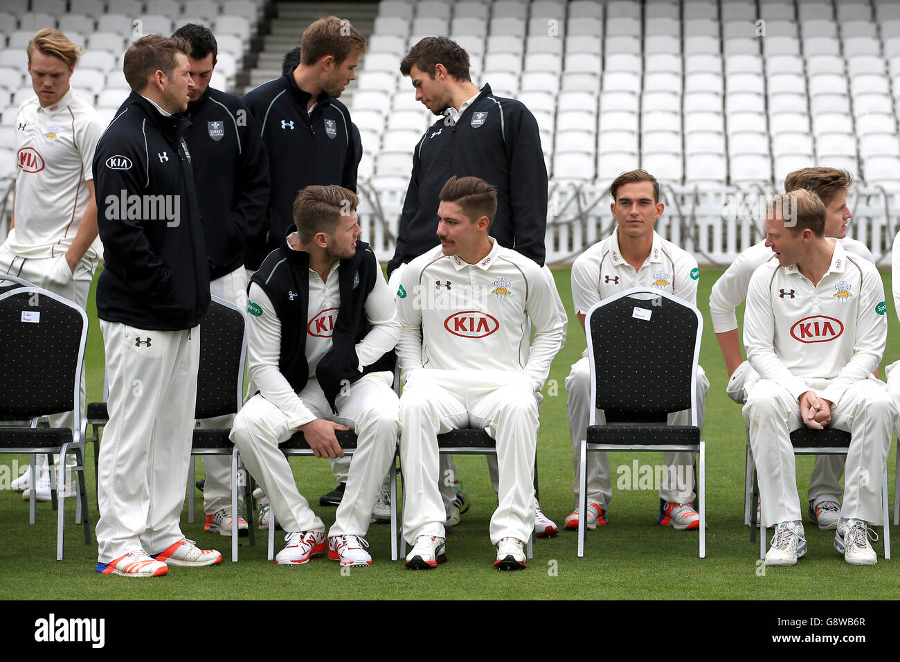 Cricket - Surrey CCC Media Day - The Kia Oval. Surrey's Rory Burns ...