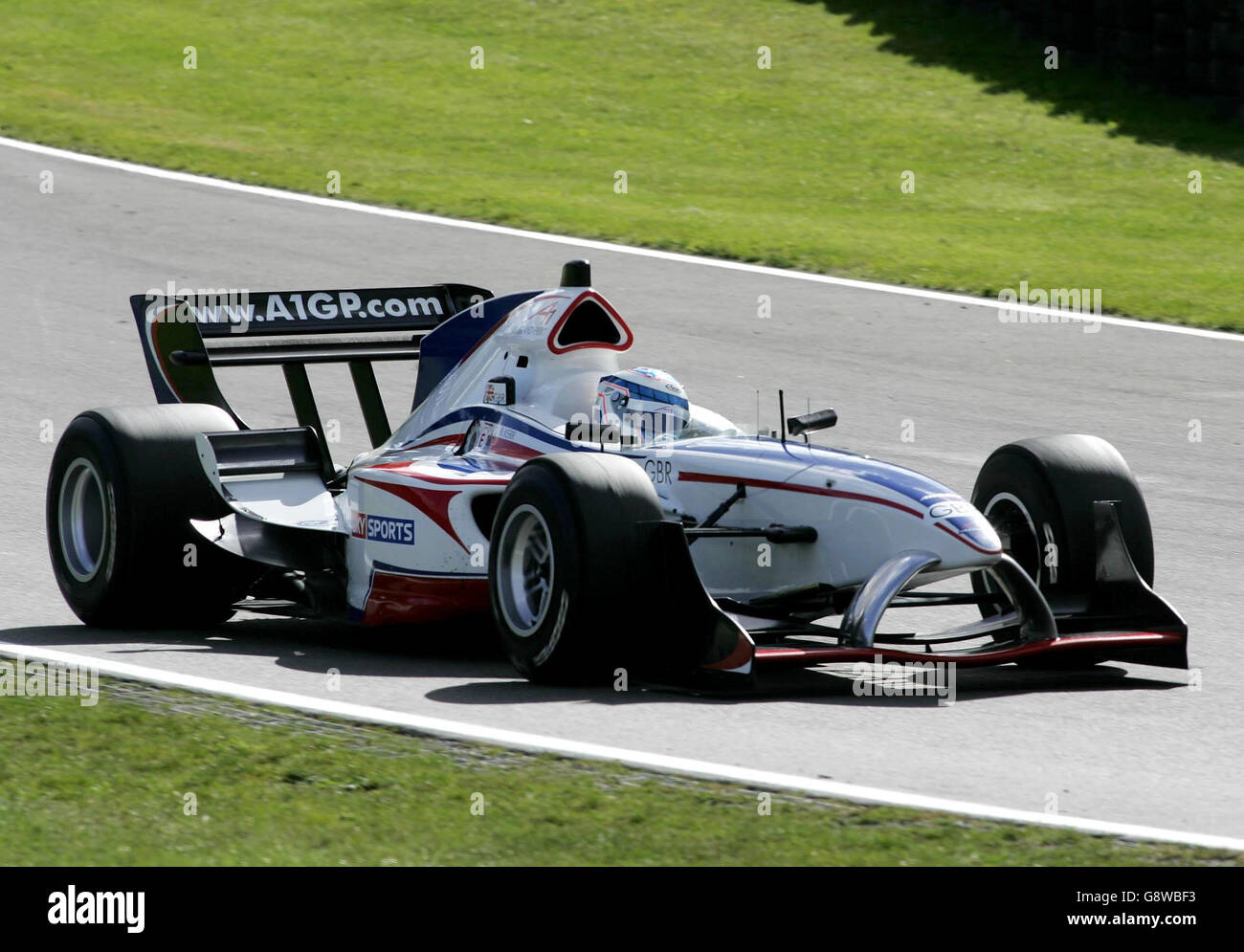 Great Britain's Robbie Kerr in the sprint race during the A1 Grand Prix ...