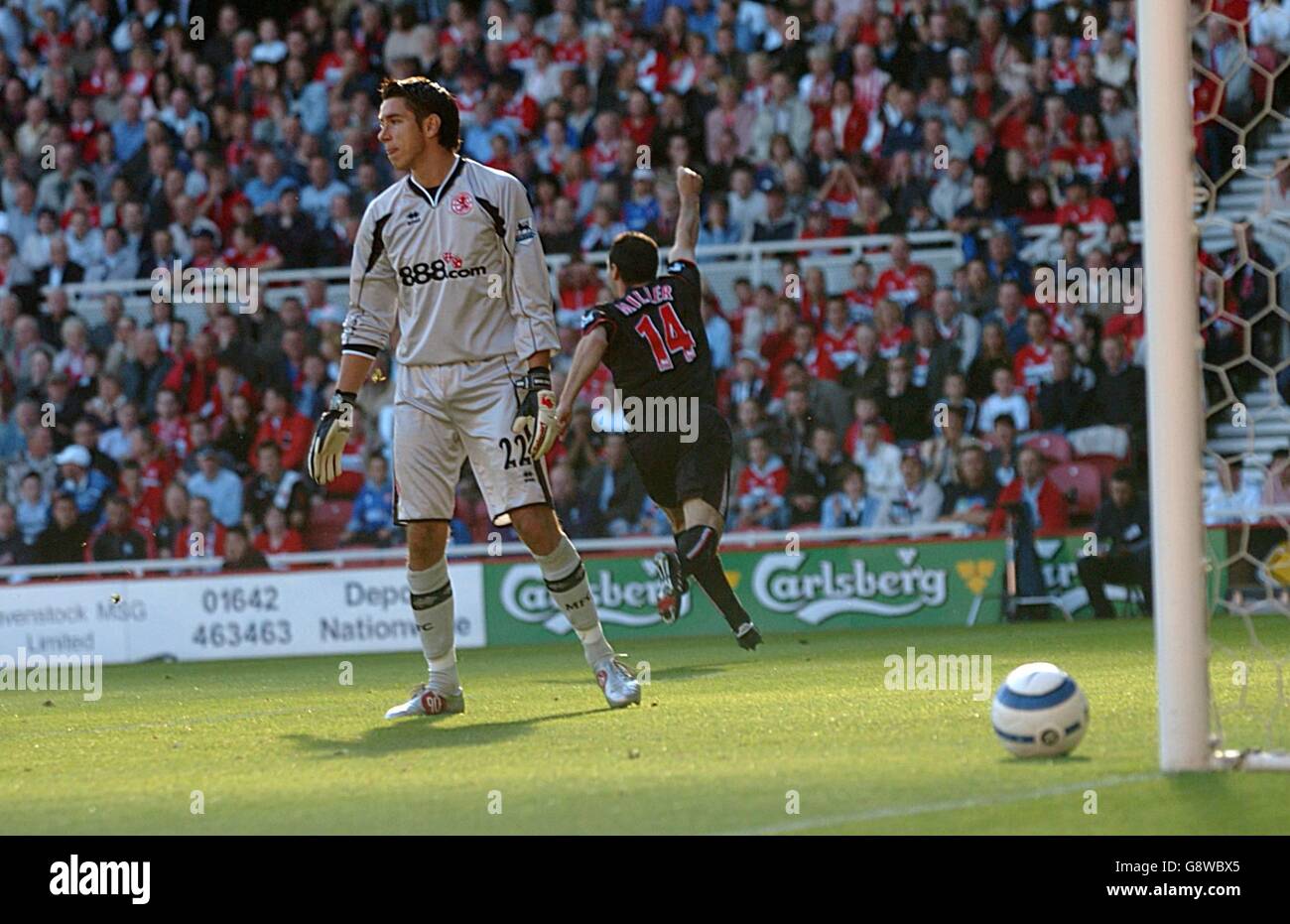 Middlesbrough goalkeeper bradley jones hi-res stock photography and ...