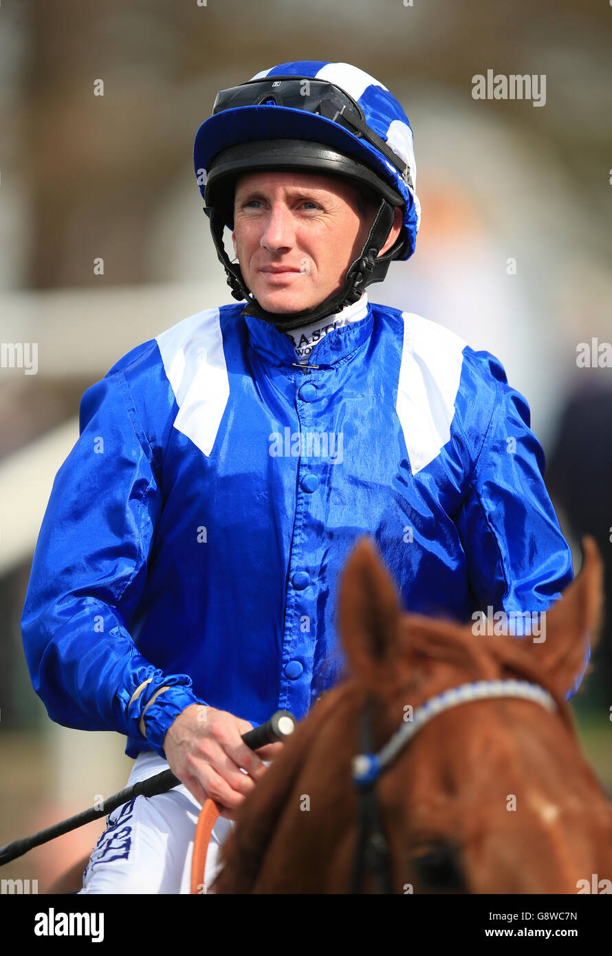 Jockey Paul Hanagan after his winning ride on Ibn Malik in the CSP ...
