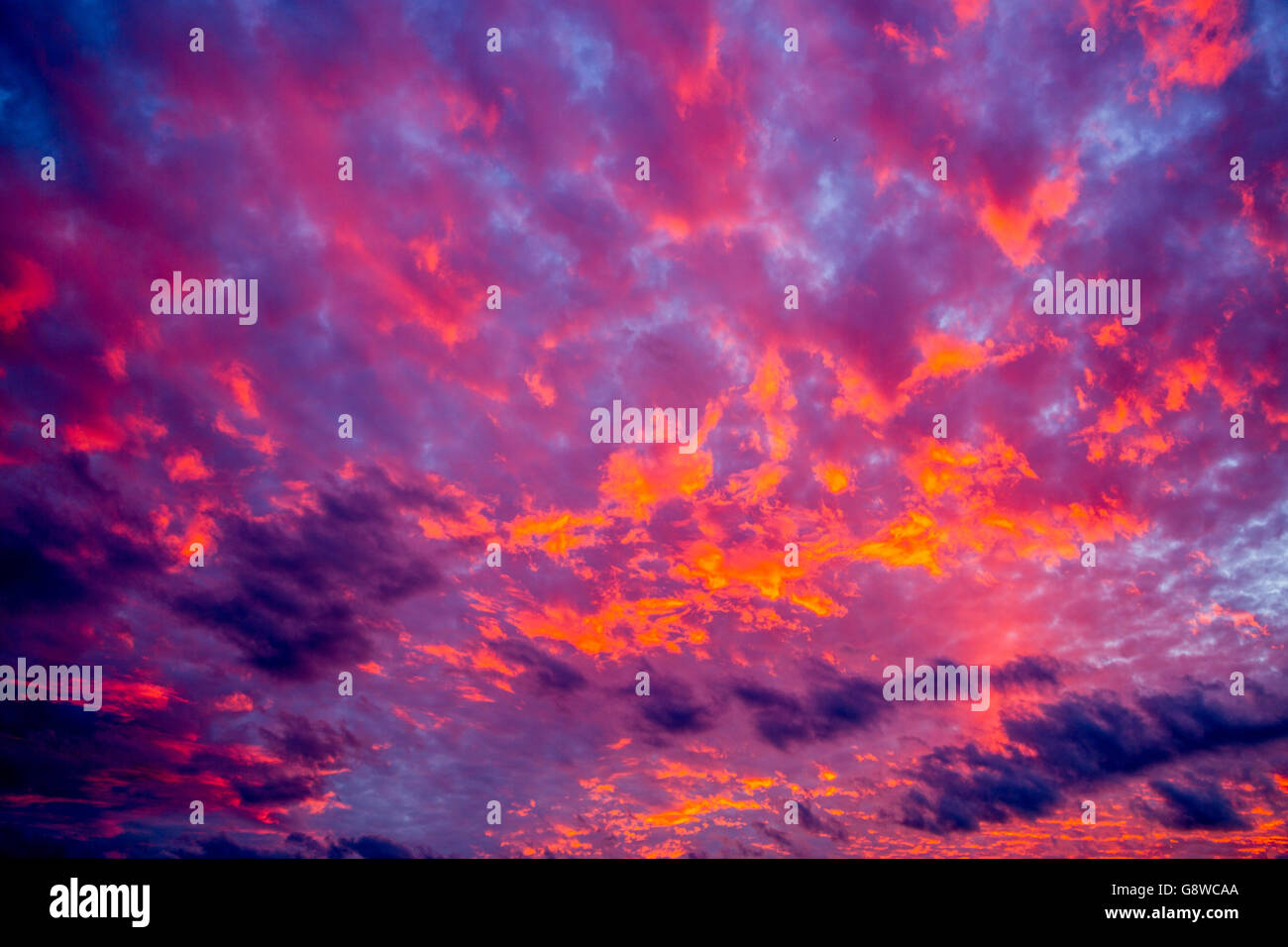 vivid sunset in Sag Harbor, NY Stock Photo - Alamy
