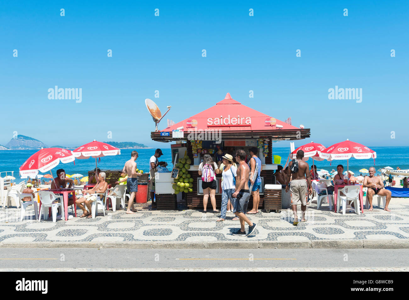 Bright Red Kiosk High Resolution Stock Photography and Images - Alamy