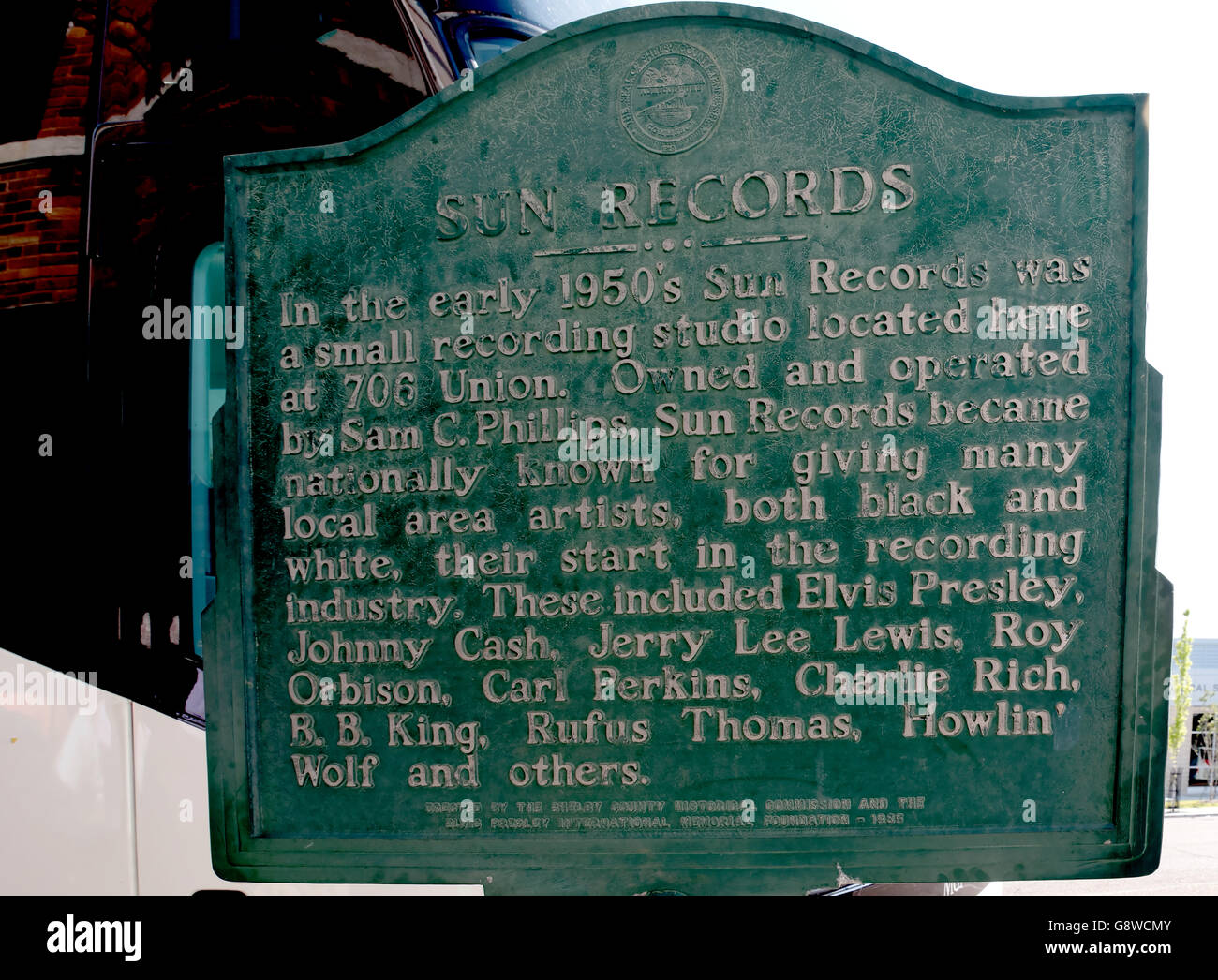 Sun Record Studio opened by rock-and-roll pioneer Sam Phillips in ...