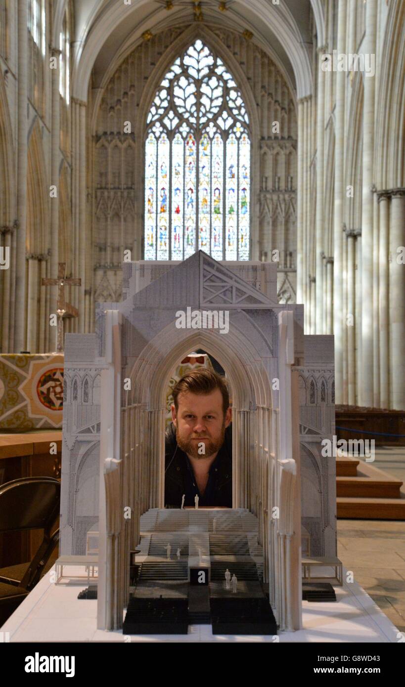 Model of york minster hi-res stock photography and images - Alamy