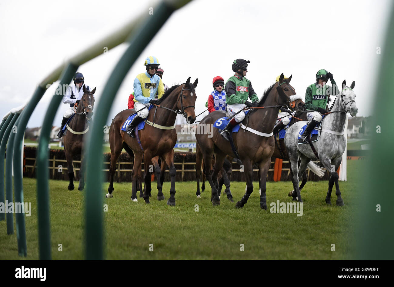 Ayr Races - Coral Scottish Grand National - Ladies Day Stock Photo - Alamy