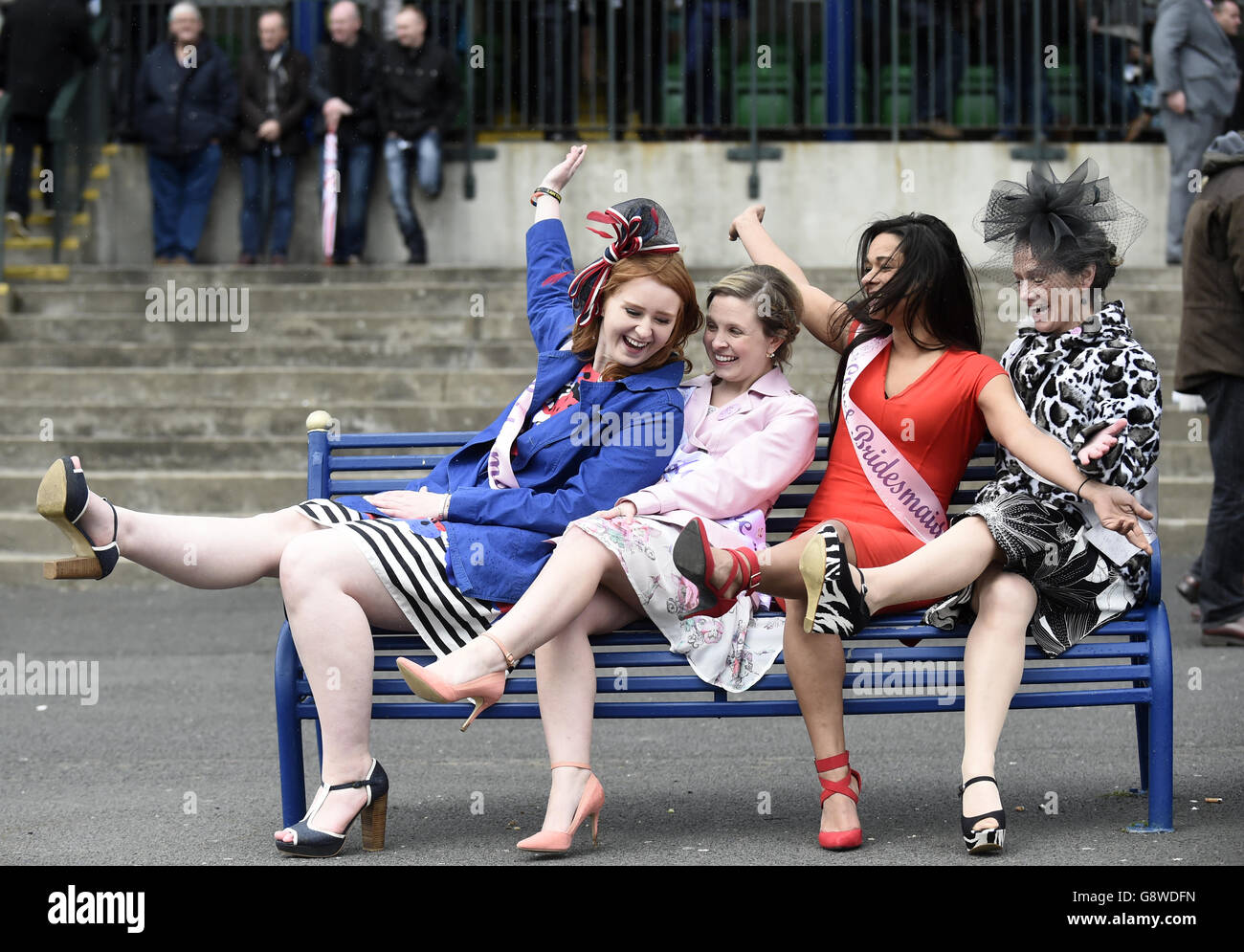 Ayr Races - Coral Scottish Grand National - Ladies Day Stock Photo - Alamy
