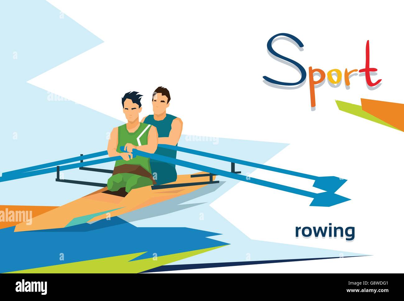 Disable rower Stock Vector Images - Alamy