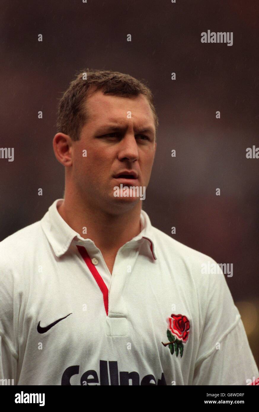 Rugby Union - England v Australia. Richard Hill, England Stock Photo ...