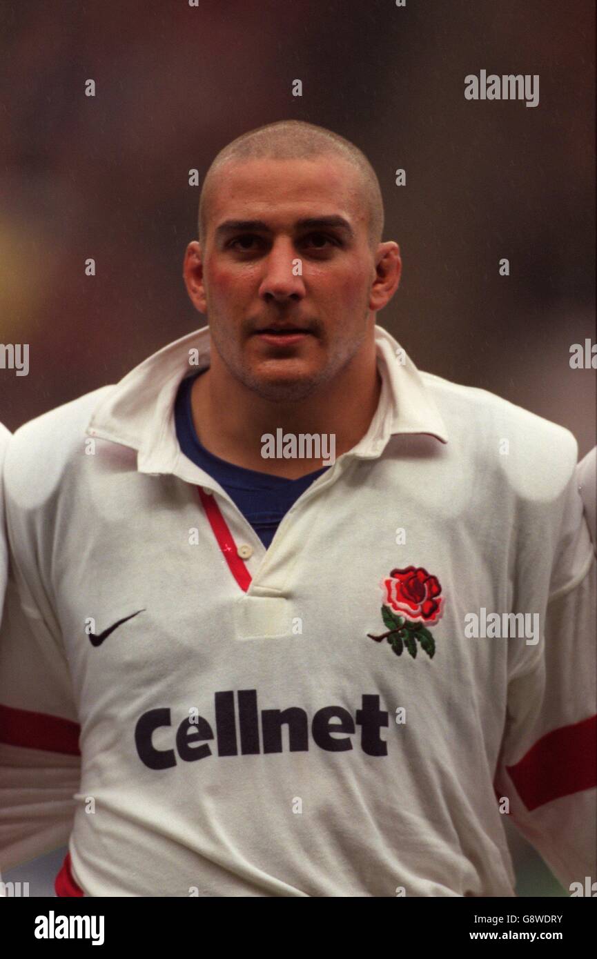 Rugby Union - England v Australia. Andrew Long, England Stock Photo - Alamy