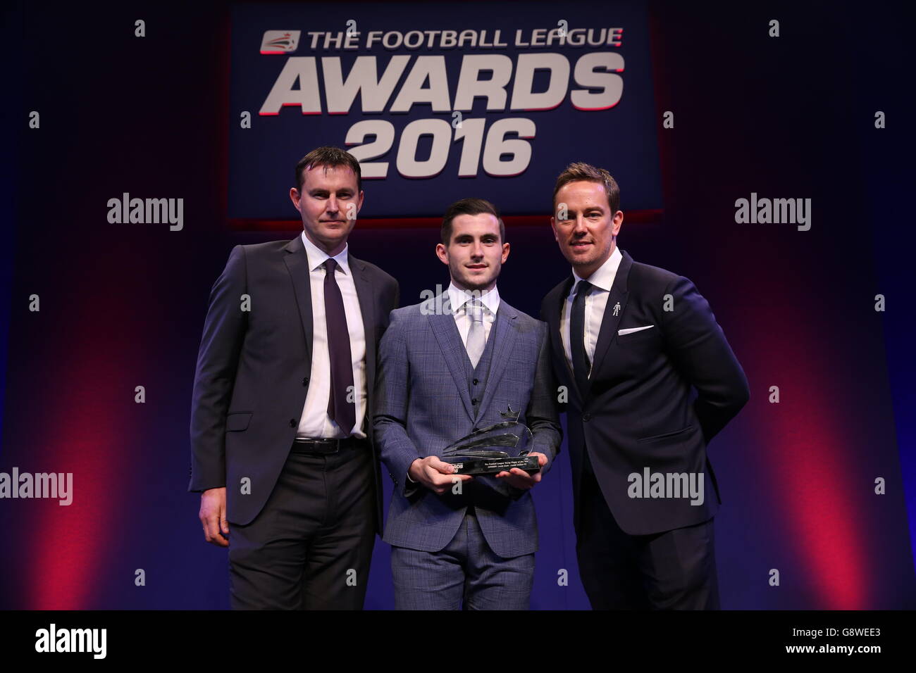Leeds United's Lewis Cook receives The Football League Young Player of ...