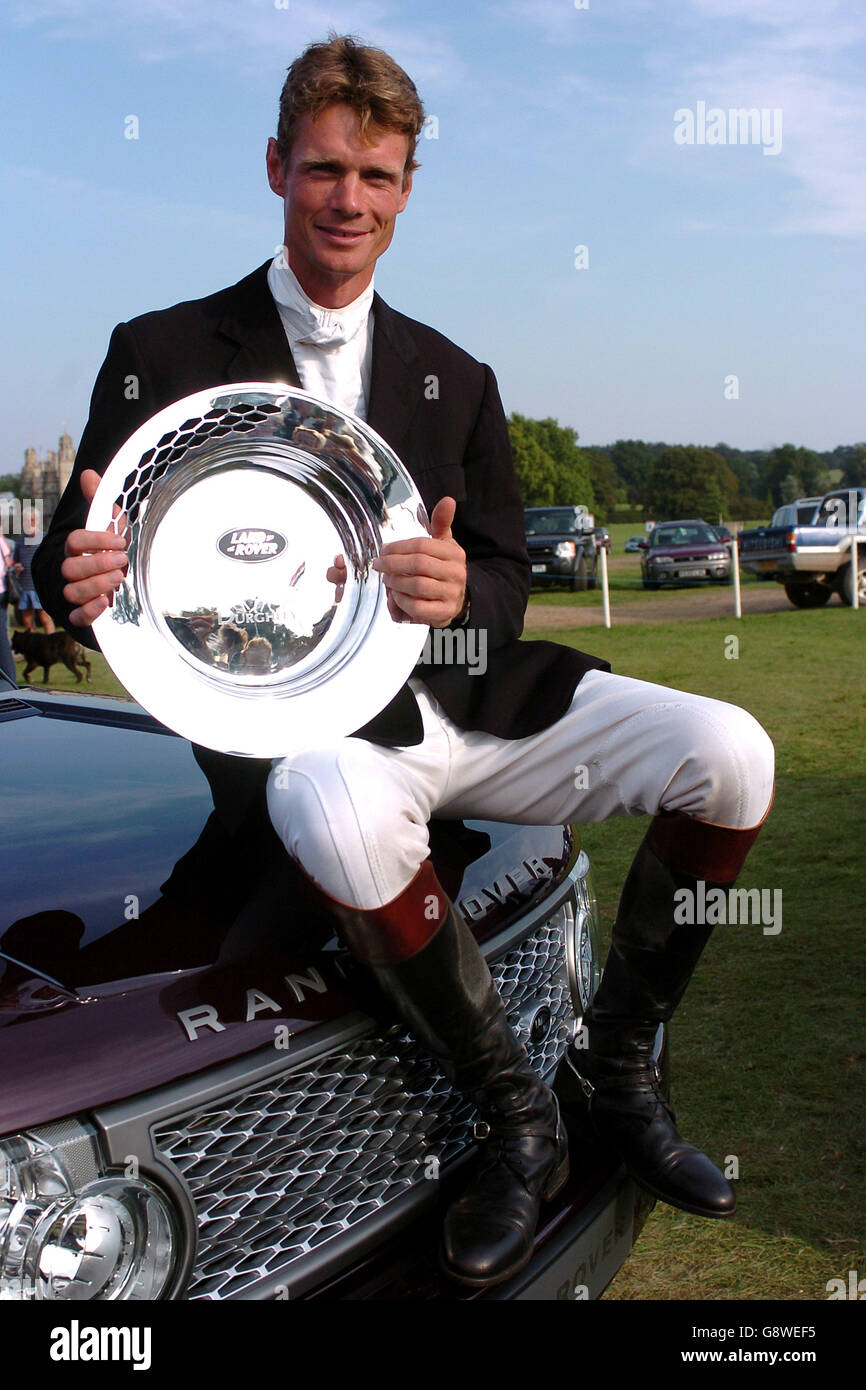 Great Britain's William Fox-Pitt with the Trophy after winning the ...