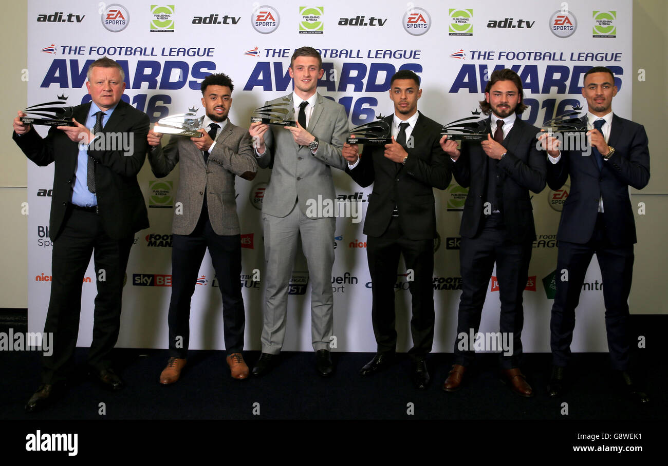 *Alternate Crop* (left to right) Northampton Town Manager Chris Wilder ...