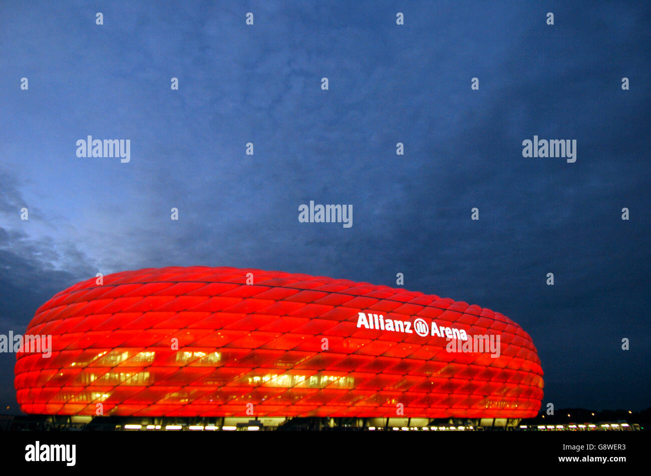 Allianz arena bayern munichs new stadium hi-res stock photography and ...