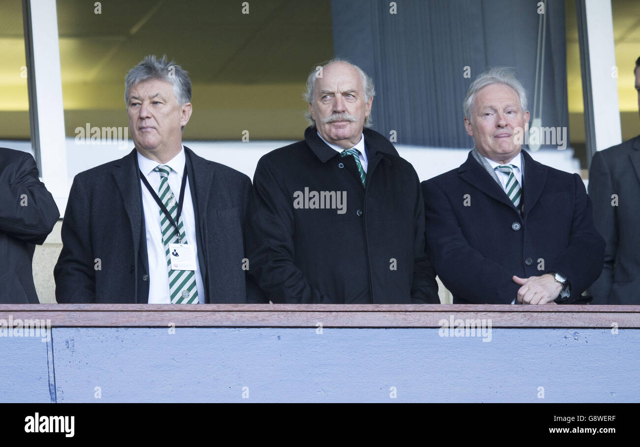 Celtic directors (left to right) Peter Lawwell, Dermont Desmond and Ian ...