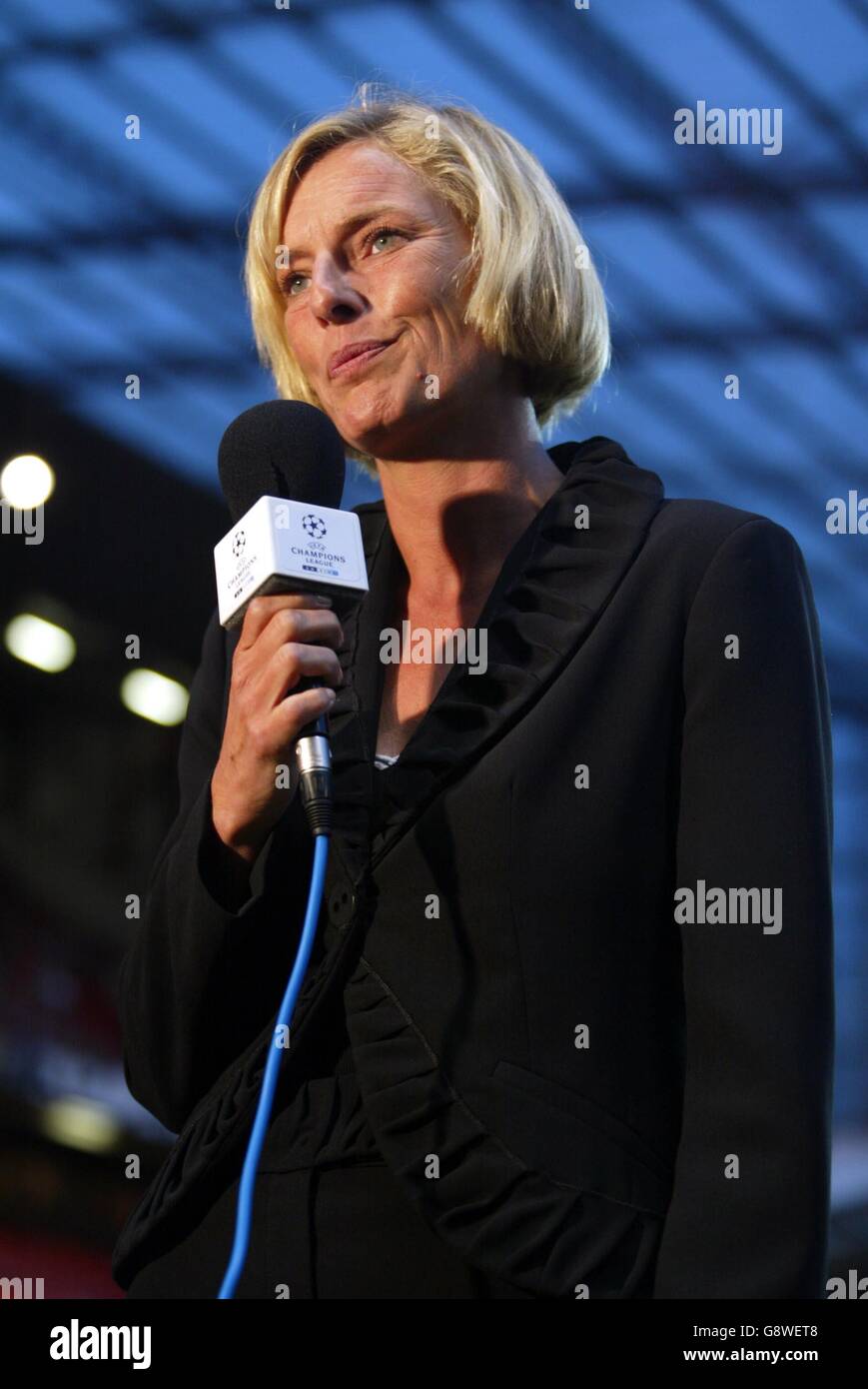 Old trafford tv3 presenter luna christofi hi-res stock photography and ...