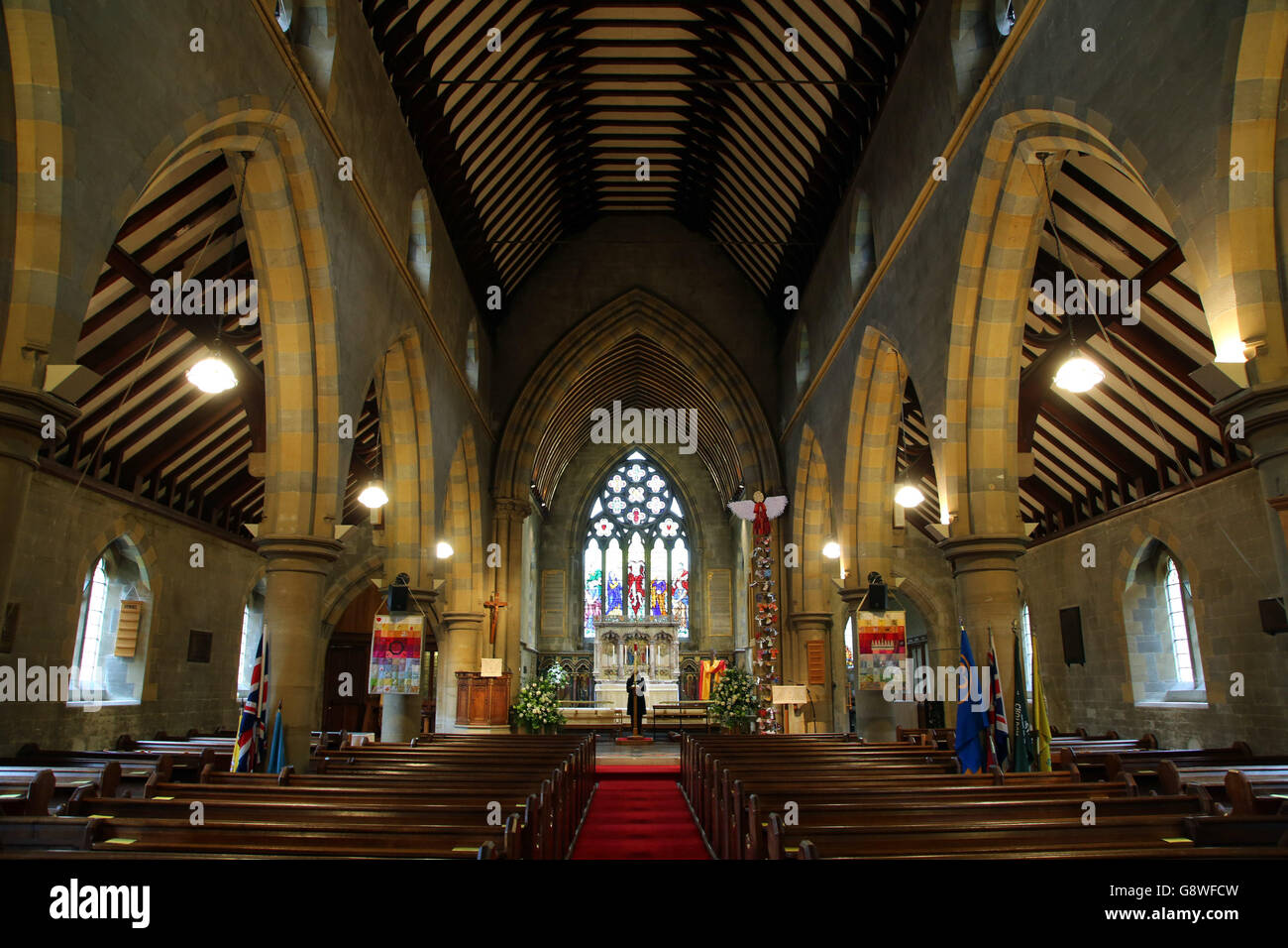 A general view of the interior of St John the Evangelist Church in ...