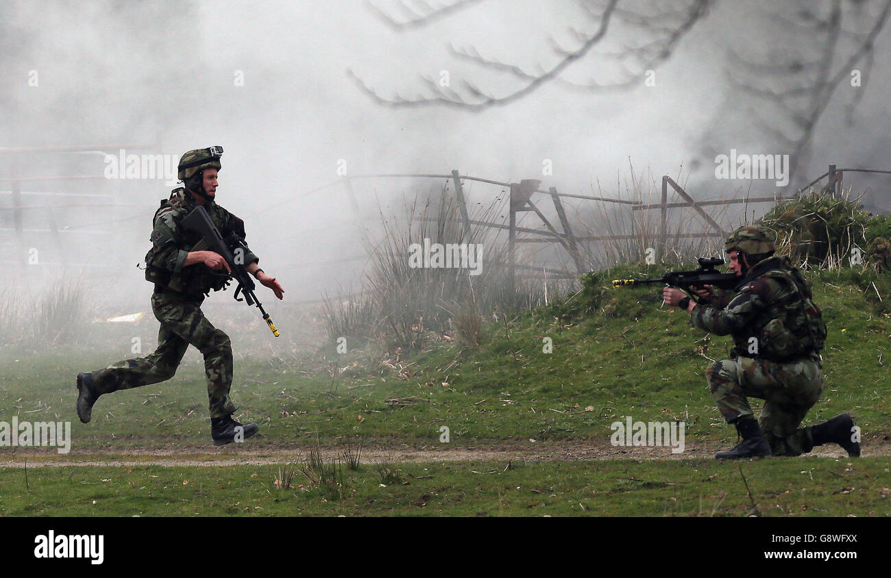 53rd Infantry Group exercise Stock Photo - Alamy