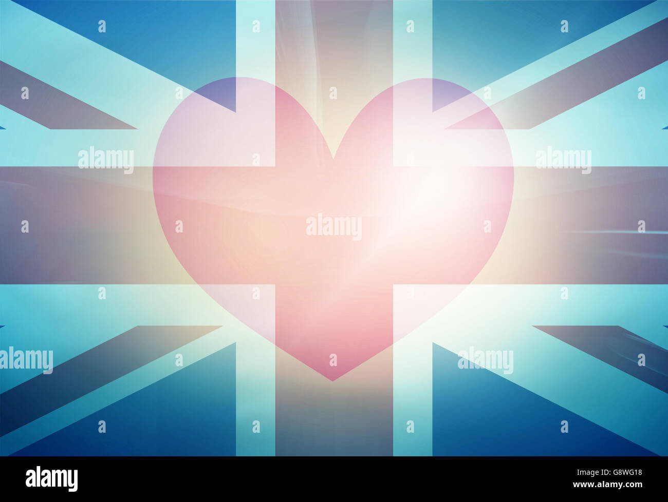 We Love Great Britain Stock Photo - Alamy