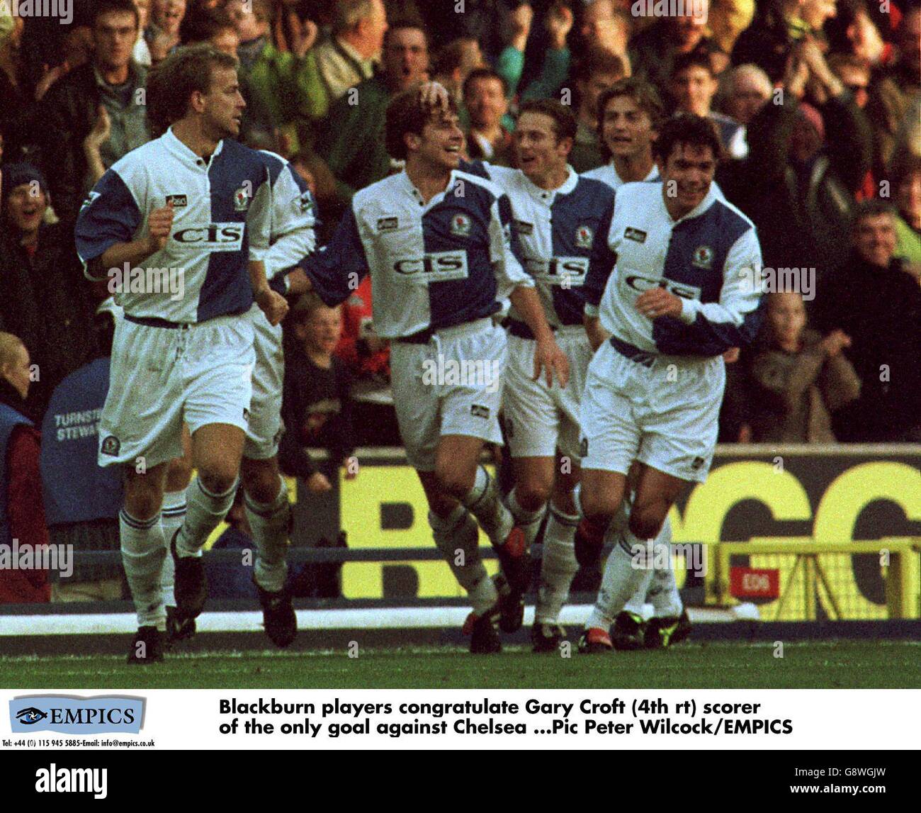 Group happy full front view halves celebration football hi-res stock ...