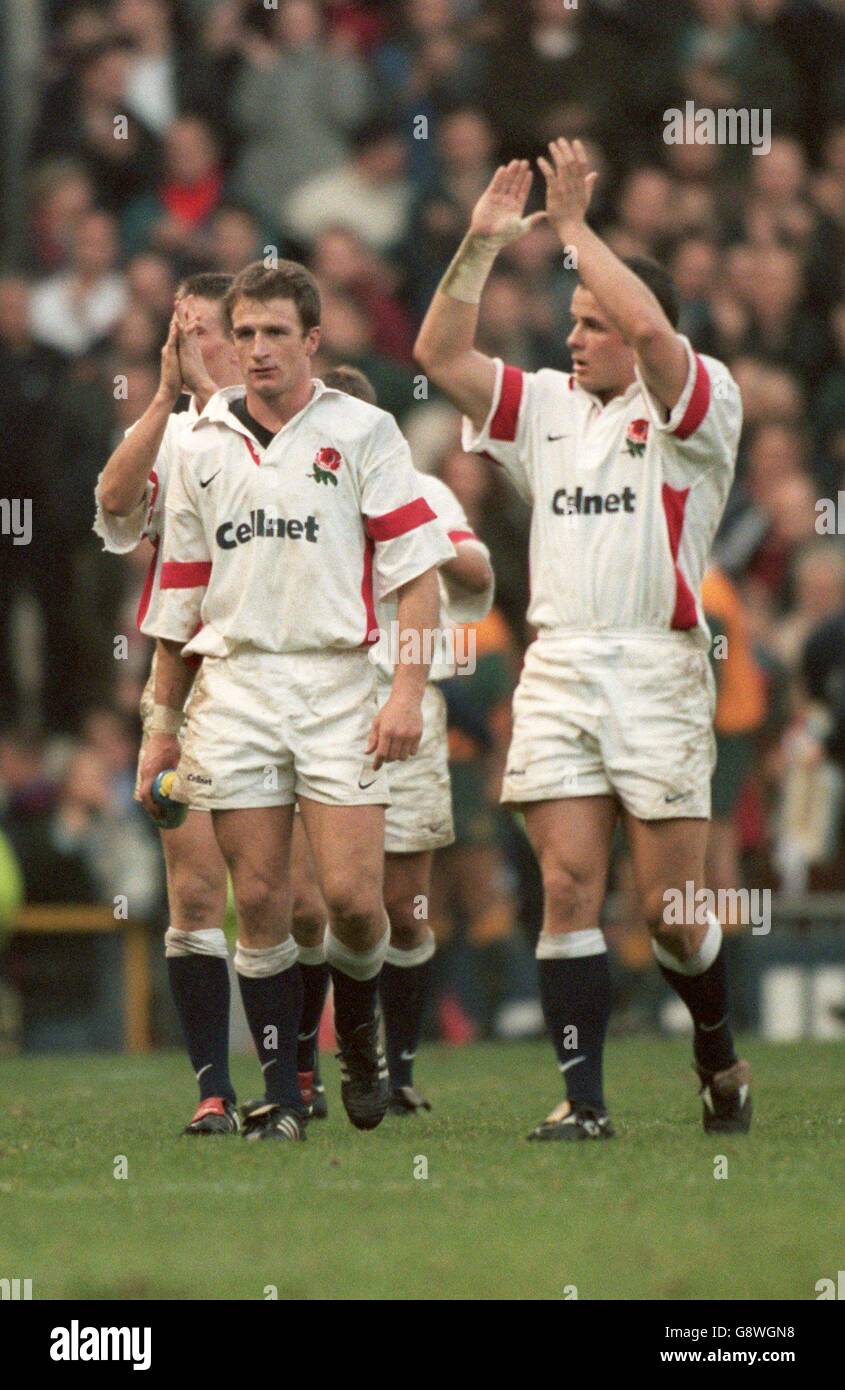 Two full front view white despair clapping hi-res stock photography and ...