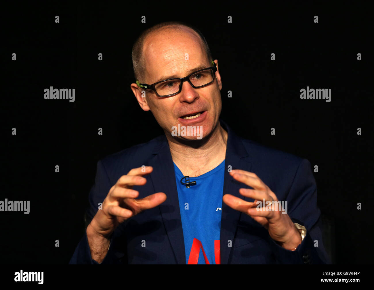 London Marathon Elite Men's Photocall - Tower Hotel. Race Director of ...