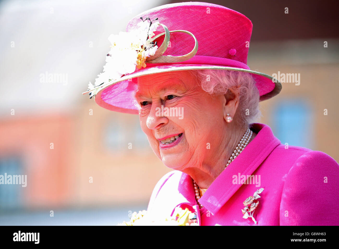 Queen elizabeth 90th birthday celebrations windsor hi-res stock ...