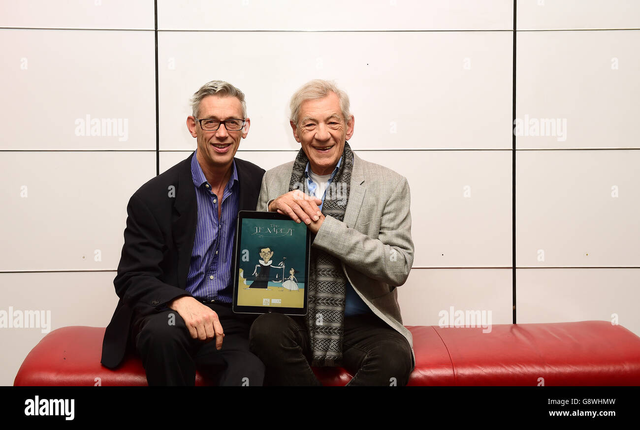 Shakespeare app launch Stock Photo - Alamy