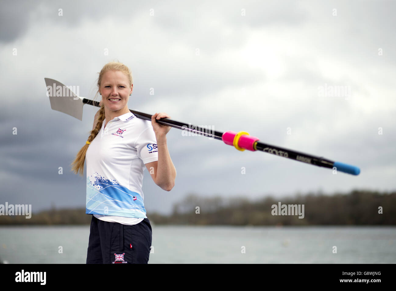 Polly Swann during the European Rowing Championships team announcement ...